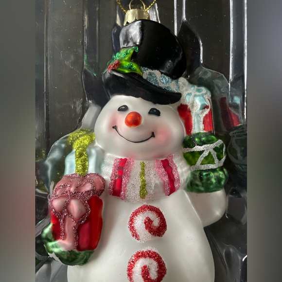 Fitz and Floyd | Holiday | Fitz And Floyd Flurry Folk Snowman Ornament ...